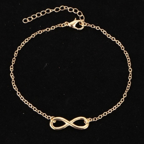 Jewelry | Gold Infinity Anklet | Poshmark